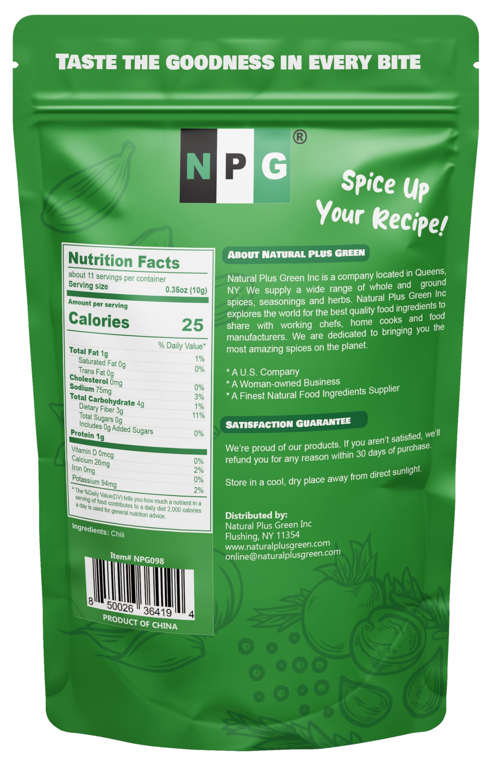 NPG Sichuan Red Chili Peppers 4 Ounces, Medium Hot, Capsicum Annuum Used in Mexican, Chinese, Thai Dishes, Premium Szechuan Dried Red Chilies for Chili Oil, Paste, and Sauce