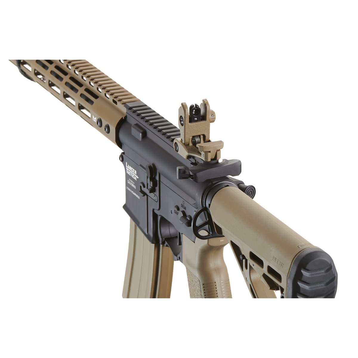 Lancer Tactical Gen 2 Proline M4 Full Metal 9''/14'' Airsoft Rifle with Delta Stock (ETU & Mosfet Included)