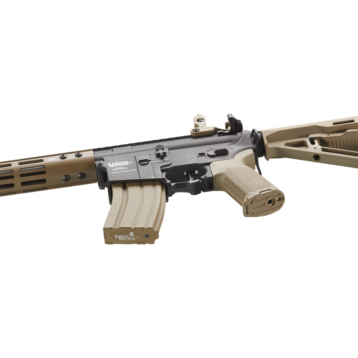 Lancer Tactical Gen 2 Proline M4 Full Metal 9''/14'' Airsoft Rifle with Delta Stock (ETU & Mosfet Included)