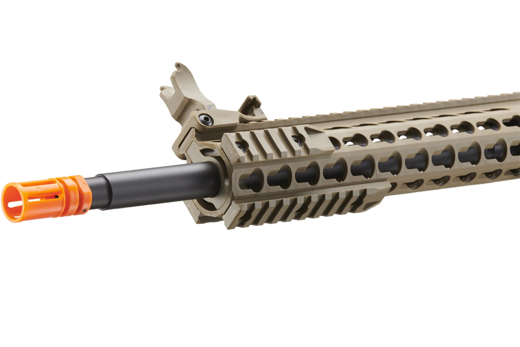 Lancer Tactical Gen 2 LT-19 Airsoft M4 Carbine 10" Electric Full/Semi-Auto Airsoft AEG Rifle, Included 6mm 0.20g BBS, Charger, and Battery (Polymer/Desert)