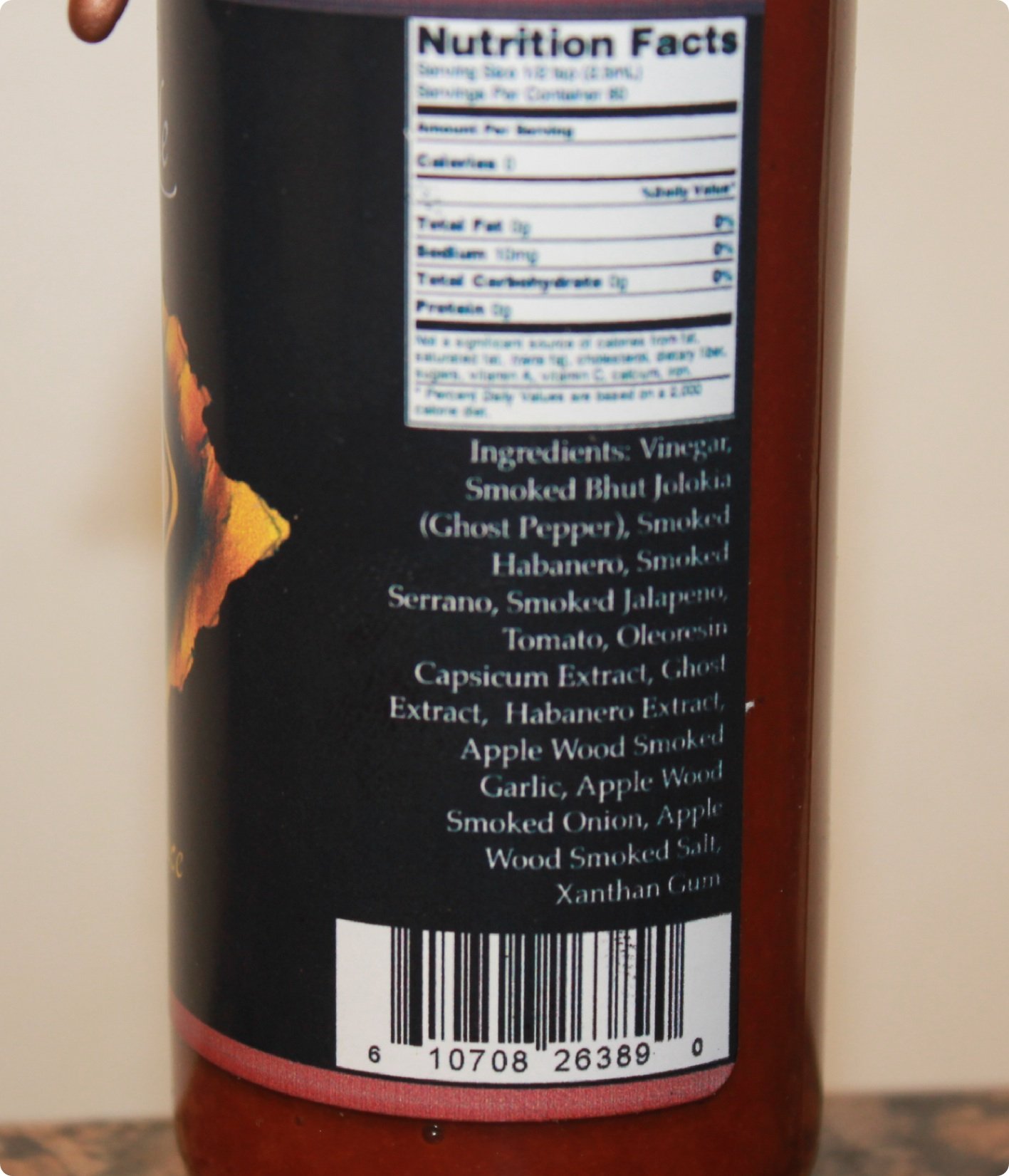 Ghost Pepper Hot Sauce Wicked Tickle XXX Extreme Heat Worlds Hottest Chipotle Sauce