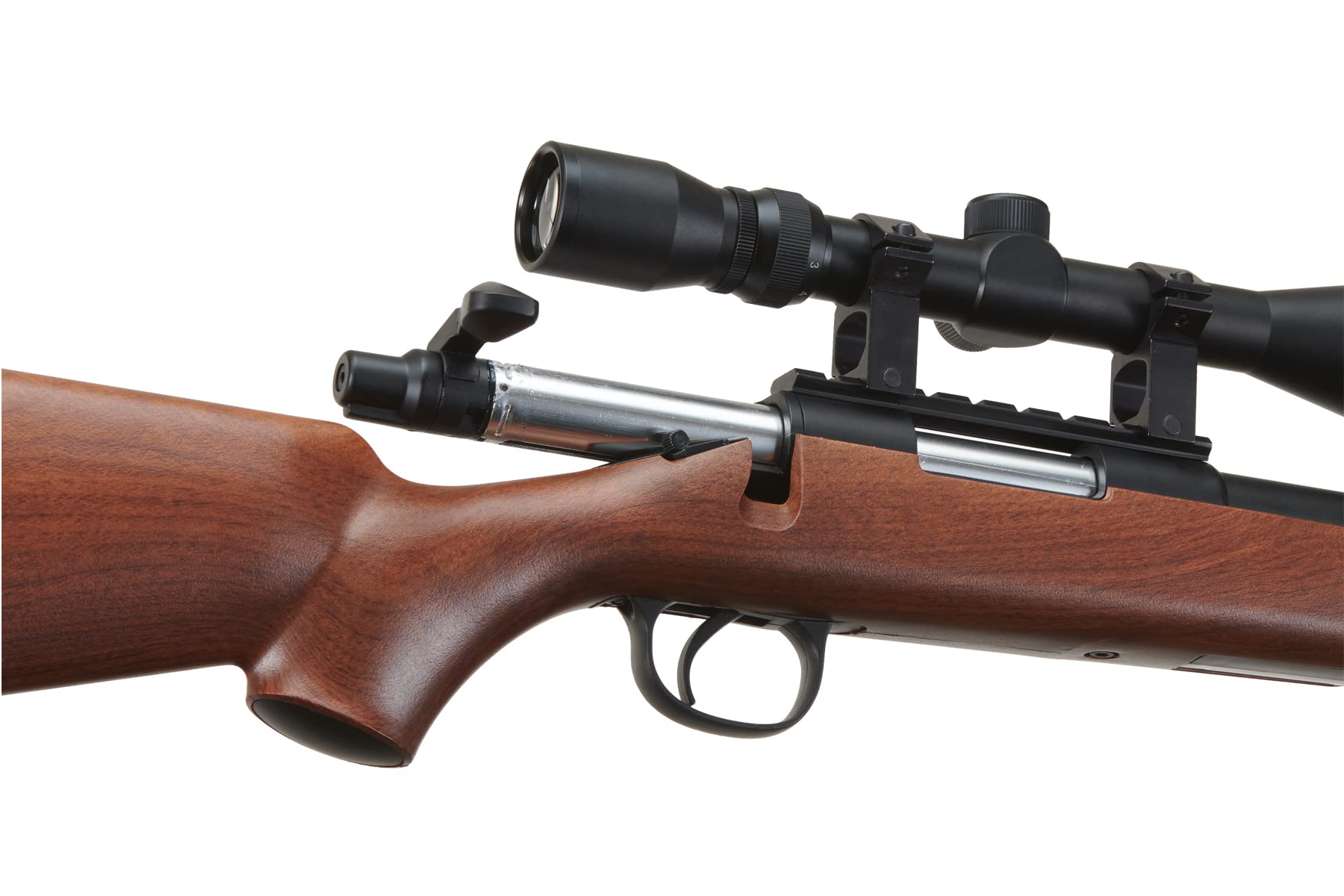 Well MB03 Airsoft Sniper Rifle W/Scope and Bipod - Wood