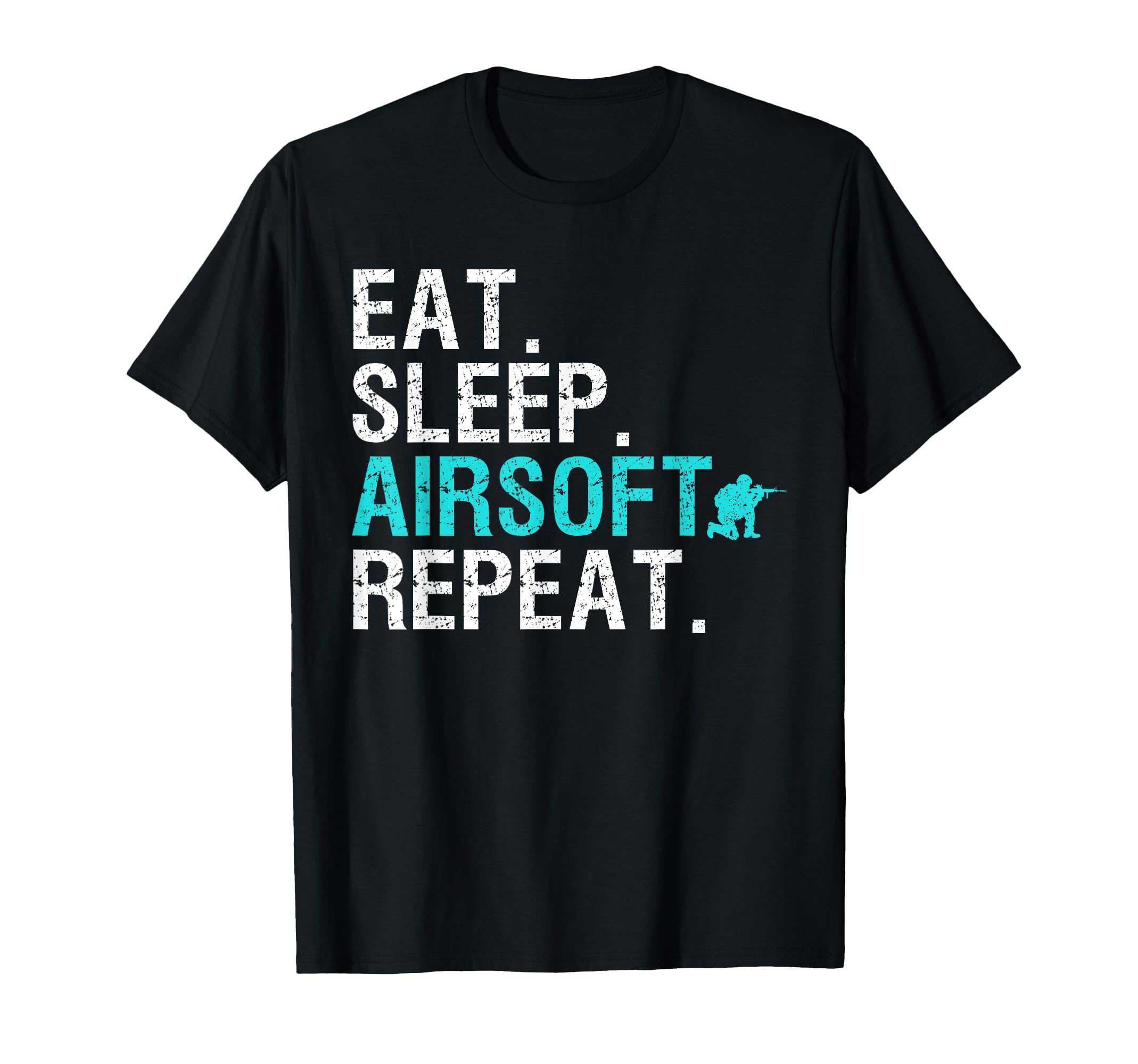 Cool Airsoft Art For Men Women Team Sport Airsoft Gun Match T-Shirt