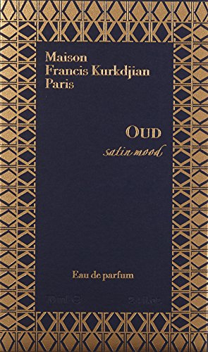 Maison Francis Kurkdjian Oud Satin Mood Eau De Parfum Spray, Vanilla Scented Amber Accord, 2.4 Fl Oz