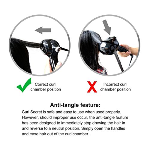 Hann® Hair Curler,LCD Pro Salon Automatic Hair Curling Curler Ceramic Roller Wave Machine Styler (LCD Automatic Curler, Black)