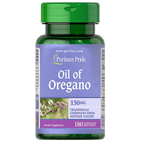 Oil of Oregano Extract by Puritan's Pride®, Contains Antioxidant Properties*, 150mg Equivalent, 180 Rapid Release Softgels