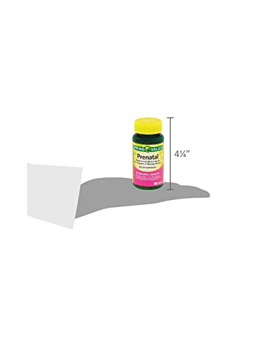 Spring Valley Prenatal Multivitamin - Multimineral Tablets, 100 Count + STS Fridge Magnet.