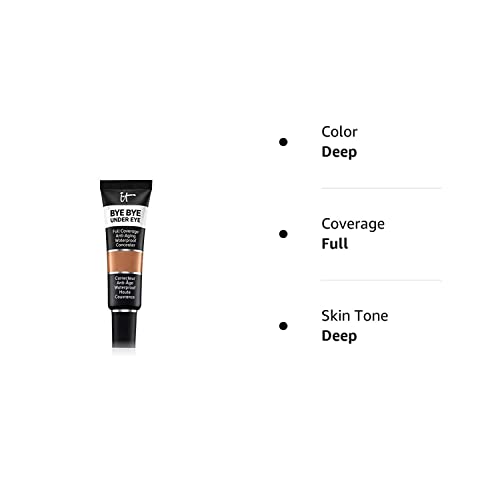 It Cosmetics Bye Bye Under Eye Full Coverage Concealer, Deep