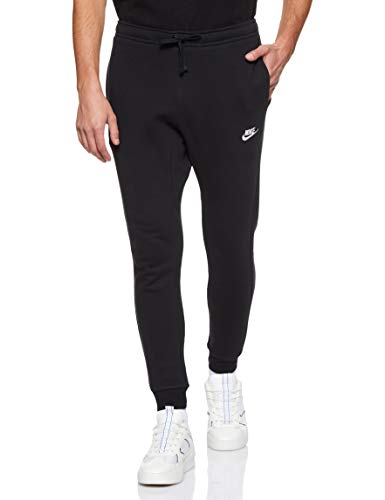 Nike Men's Sportswear Club Joggers, Black/White, Large
