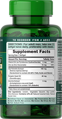 Puritans Pride Prosta-Metto Saw Palmetto Complex for Men-240 Softgels