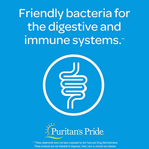 Puritan's Pride Probiotic Supplement, Acidophilus, Capsule, 250 Count(Pack of 1)