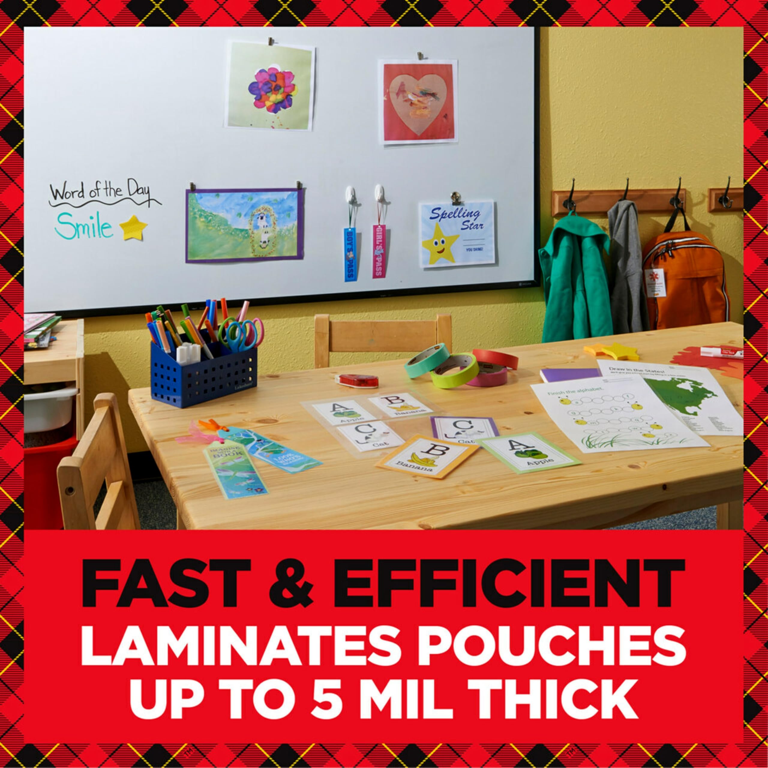 Scotch Thermal Laminator Combo Pack, Includes 20 Letter-Size Laminating Pouches, Holds Sheets up to 8.9" x 11(TL902VP)