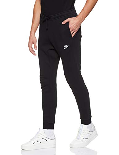 Nike Men's Sportswear Club Joggers, Black/White, Large