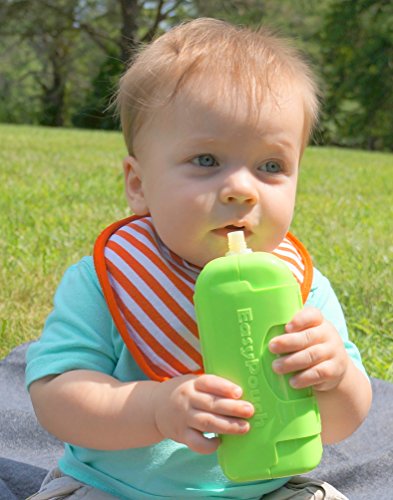 EasyPouch Independence - The No Squeeze, No Mess, self feeding utensil for baby food pouches. [2 Pack], Model: 852571005003, Baby & Child Shop
