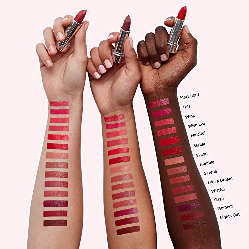 IT Cosmetics Pillow Lips Lipstick, Lights Out - Dark Nude Espresso with a Matte Finish - High-Pigment Color & Lip-Plumping Effect - With Collagen, Beeswax & Shea Butter - 0.13 oz