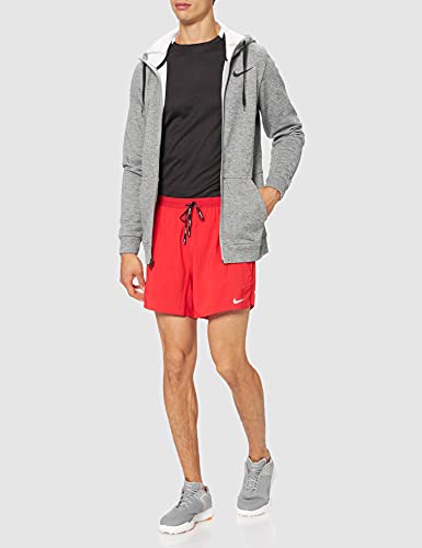Nike Men's Therma Full-Zip Training Hoodie (XX-Large, Dark Grey Heather/Black)