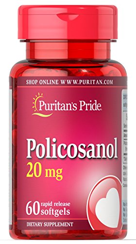 Puritan's Pride Policosanol 20 mg-60 Softgels
