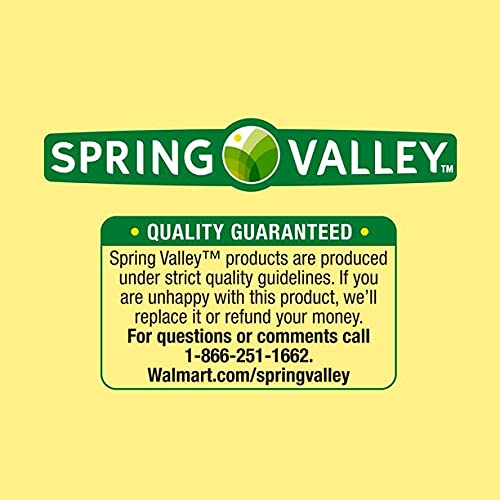 Spring Valley Omega-3 500 mg from Fish Oil, Heart Health, Lemon,120 Softgels (Pack of 2)
