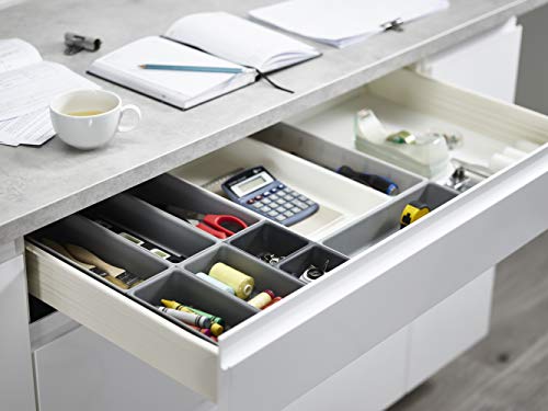 Joseph Joseph Blox Drawer Organizer, 10 Piece, Grey