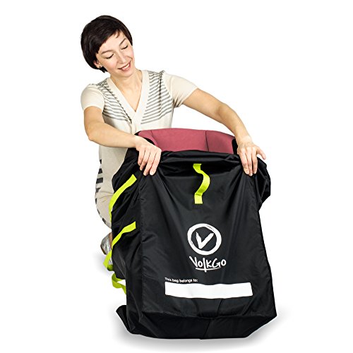 Durable Car Seat Travel Bag & Durable Stroller Bag for Airplane โโ Ideal Gate Check Bag for Air Travel & Saving Money โโ for Safe & Secure Car Seat and Double/Dual Stroller.