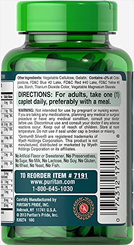 Puritan's Pride ABC Plus� Senior Multivitamin Multi-Mineral Formula
