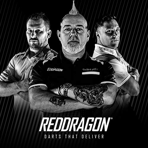 RED DRAGON Hardcore Black Freestyle Dart Flights- 3 Sets Per Pack (9 Dart Flights in Total)