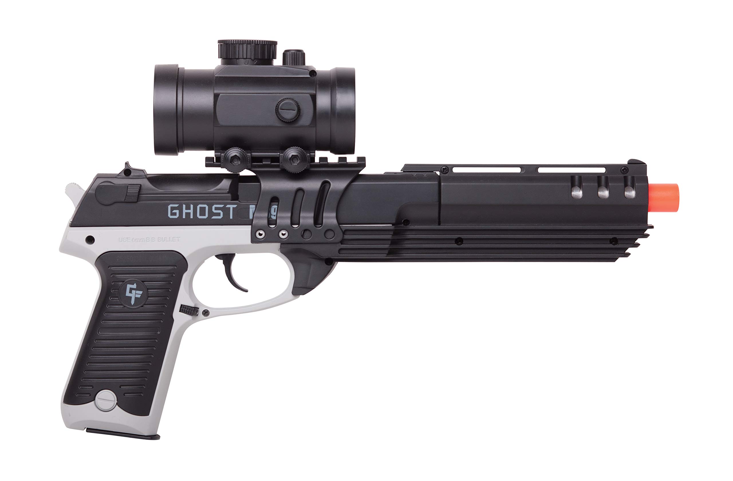 Game Face GFM39PG Ghost Mayhem Spring-Powered Single-Shot Airsoft Pistol