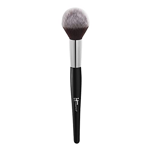 IT Cosmetics Heavenly Luxe Radiance Wand Brush #14 - For Loose & Pressed Powder Makeup - Use with Bronzer, Blush & Highlighter - With Award-Winning Heavenly Luxe Hairs