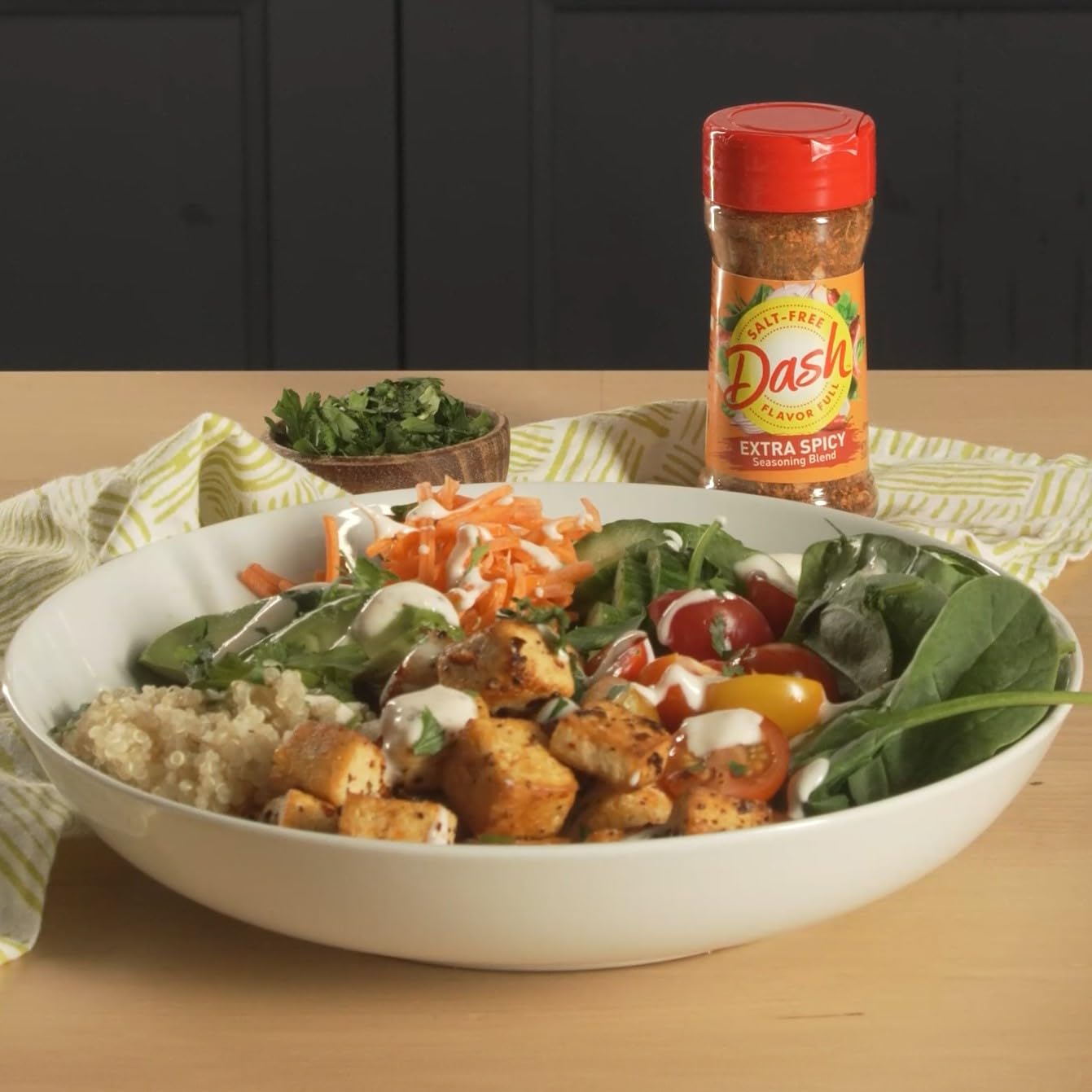Dash Salt-Free Seasoning Blend, Extra Spicy, 2.5 Ounce