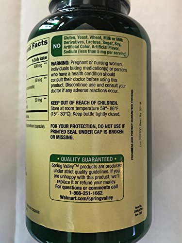 Spring Valley Turmeric Curcumin with Ginger Powder 250 Capsules