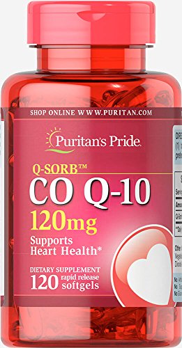 Puritan's Pride Q-Sorb Co Q-10 120 mg-120 Rapid Release Softgels