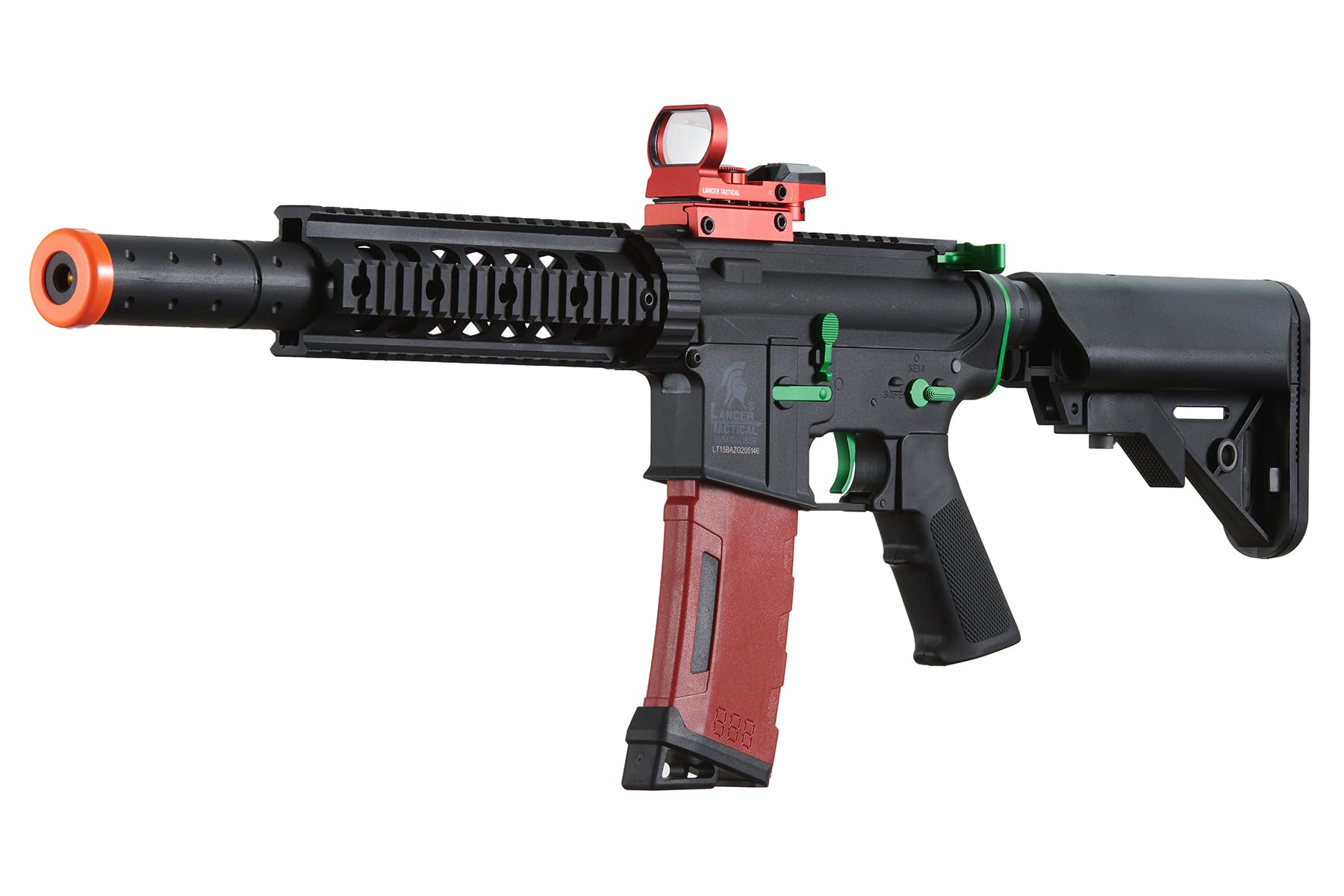Lancer Tactical Gen 2 Christmas Limited Edition SD M4 Polymer Airsoft Gun(Battery & Charger Included)