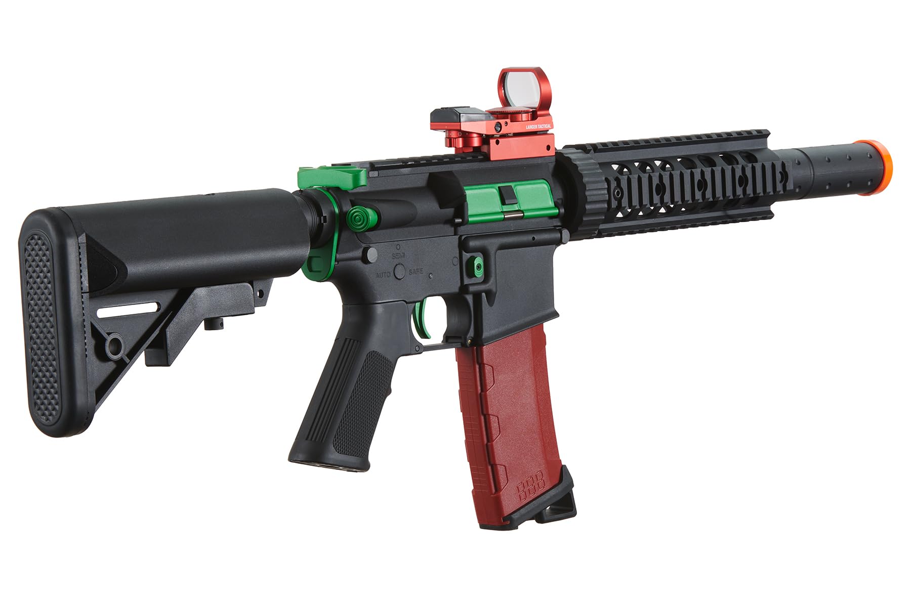 Lancer Tactical Gen 2 Christmas Limited Edition SD M4 Polymer Airsoft Gun(Battery & Charger Included)