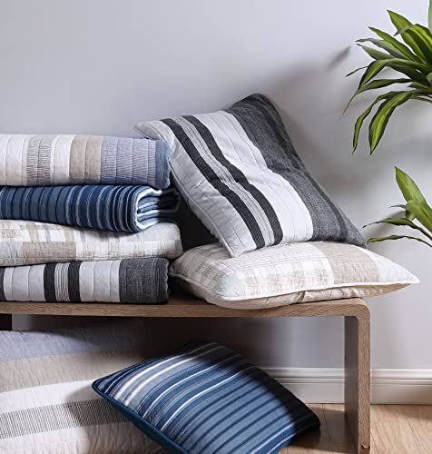 Nautica - Queen Quilt Set, Cotton Reversible Bedding with Matching Shams, Home Decor for All Seasons (Ridgeport Denim, Queen)