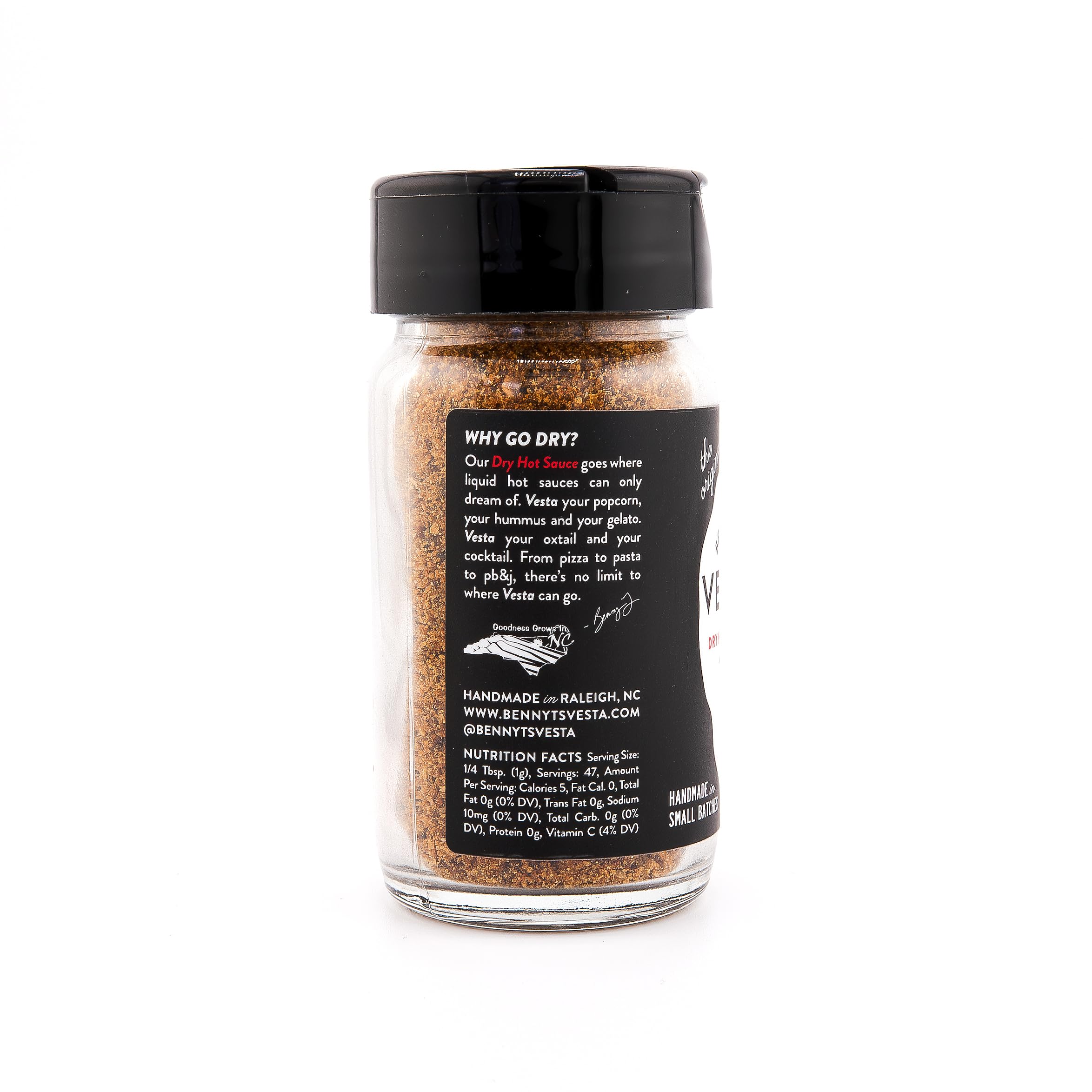 Benny T's Vesta - VERY HOT - Dry Hot Sauce (Habanero & Scotch Bonnet)