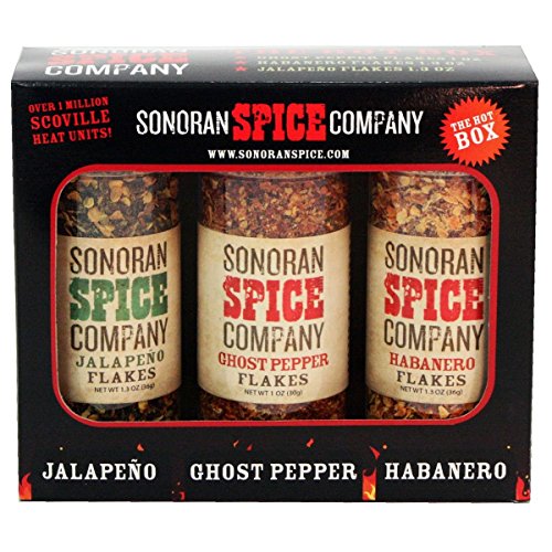 Ghost Pepper - Habanero - Jalapeno Flakes 3 Pack