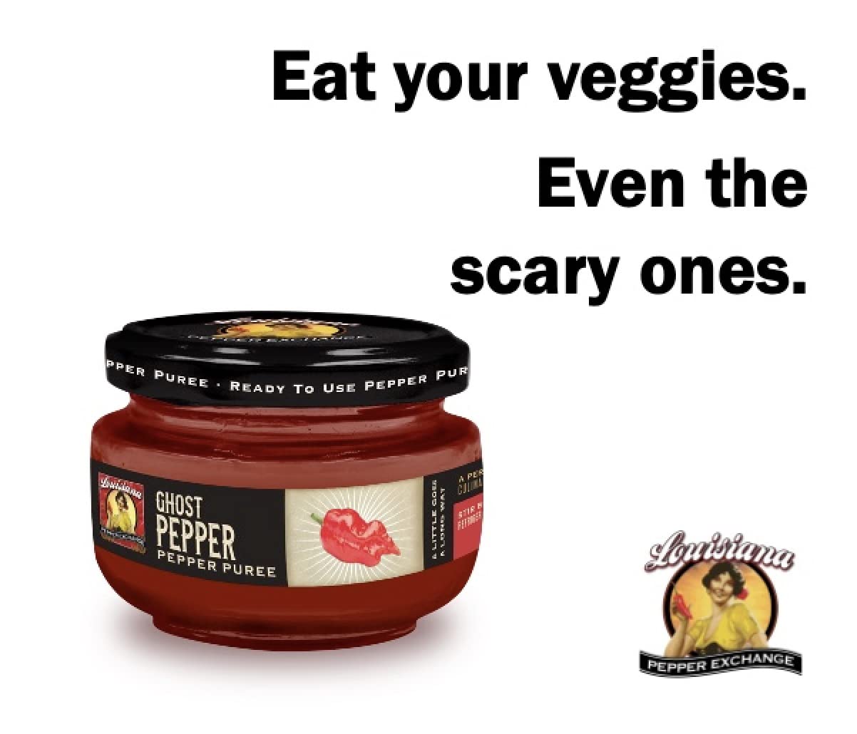 Louisiana Pepper Exchange β Fresh Pepper Replacement (Ghost Pepper Puree) 2 Pk