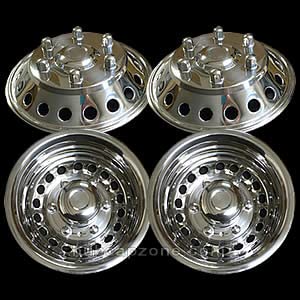 Set of 4 18 Hole Wheel Simulators Fits: Dodge, Mercedes, Freightliner Sprinter 16" Wheel simulators. Fits: 2012-2022