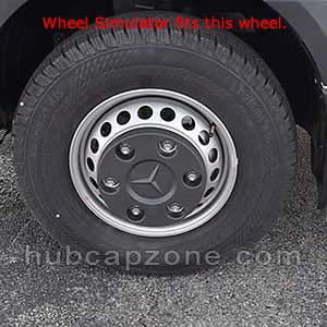 Set of 4 18 Hole Wheel Simulators Fits: Dodge, Mercedes, Freightliner Sprinter 16" Wheel simulators. Fits: 2012-2022