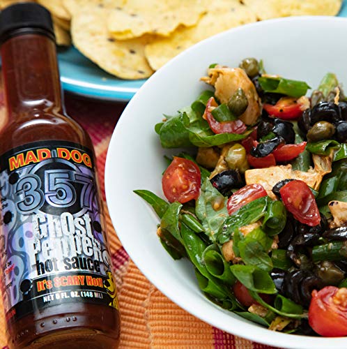 Mad Dog 357 Ghost Pepper Hot Sauce, 5oz