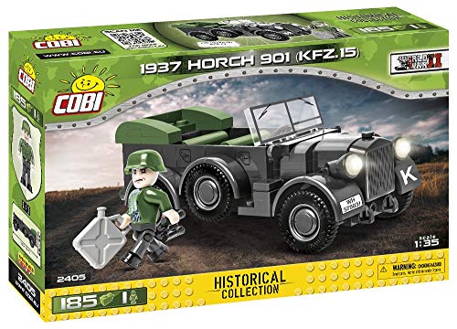 COBI Historical Collection 1937 Horch 901 (Kfz.15) German Off-Road Car, Black