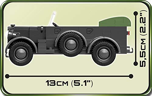 COBI Historical Collection 1937 Horch 901 (Kfz.15) German Off-Road Car, Black