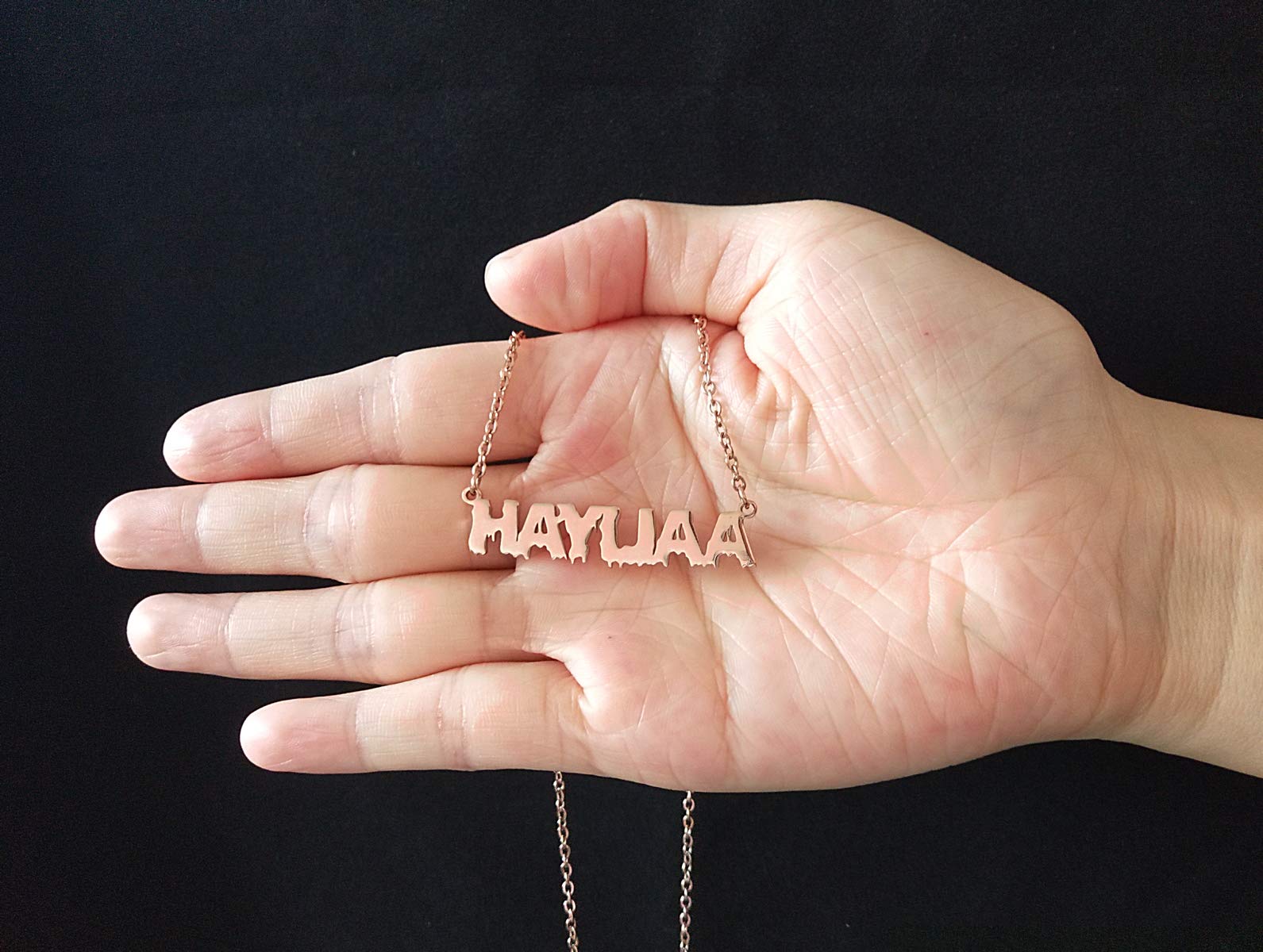 GR859C Custom Name Necklace for Womens Customized Jewelry Halloween Thanksgiving Cobi