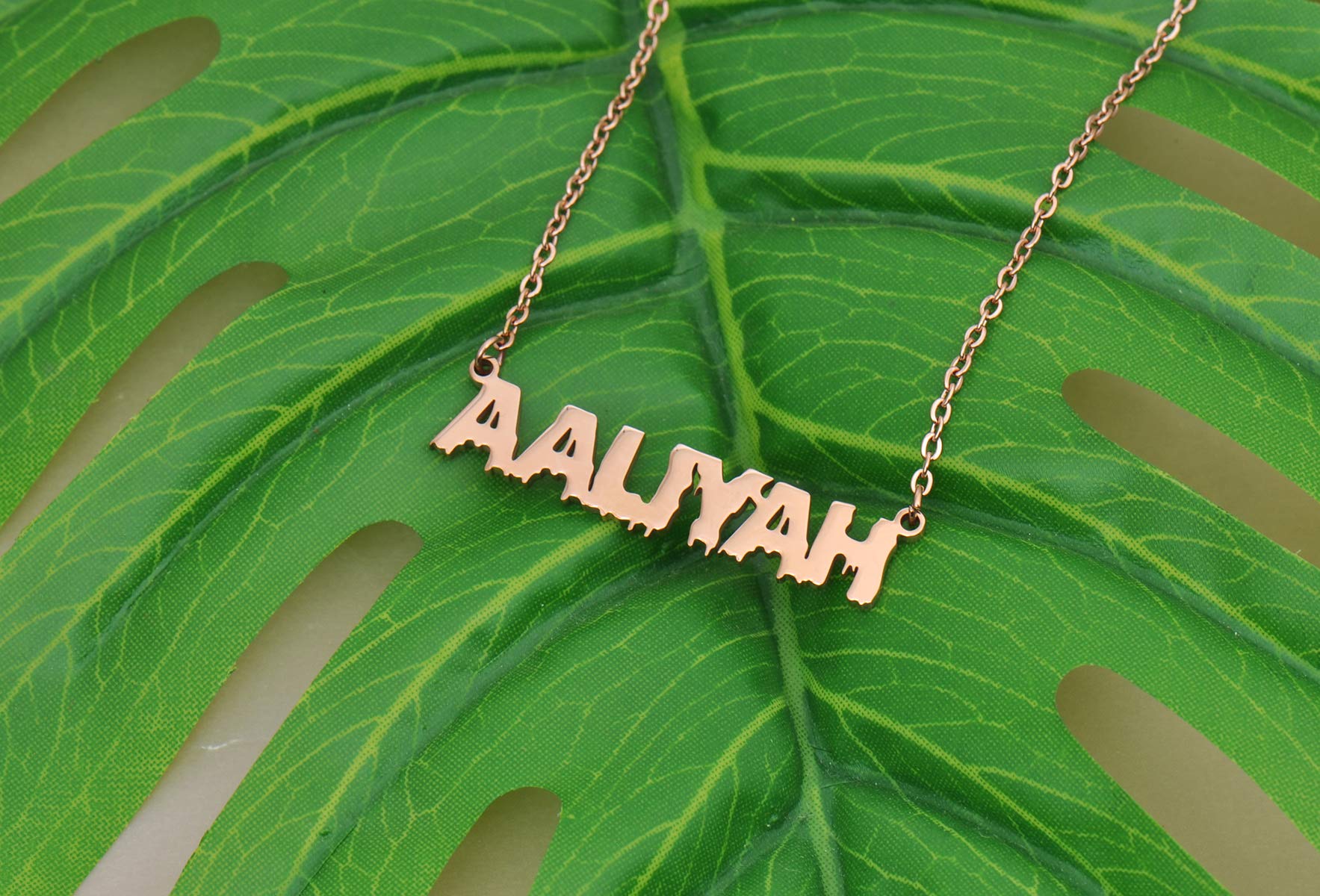 GR859C Custom Name Necklace for Womens Customized Jewelry Halloween Thanksgiving Cobi