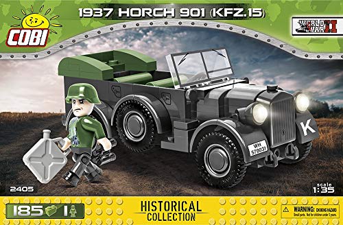 COBI Historical Collection 1937 Horch 901 (Kfz.15) German Off-Road Car, Black