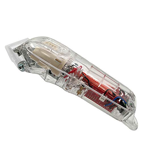 DIY Full Housing Combo, Complete Clipper Cover for Wahl 5-Star Series Magic Clipper Cordless #8148, Super Taper Cordless, Designer Cordless #8591(Trasparent) … (Clear)