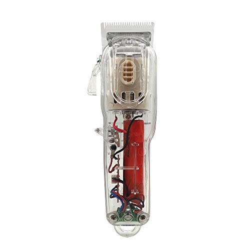 DIY Full Housing Combo, Complete Clipper Cover for Wahl 5-Star Series Magic Clipper Cordless #8148, Super Taper Cordless, Designer Cordless #8591(Trasparent) … (Clear)