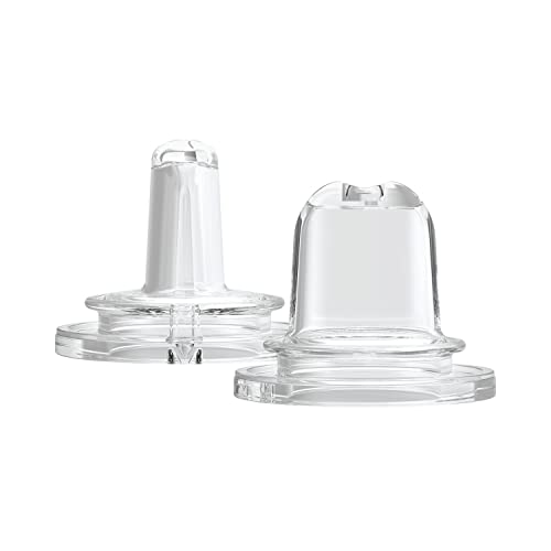 Dr. Brown’s® Milestonesâ„¢ Options+â„¢ Sippy Spouts, Narrow, Soft 100% Silicone Baby Bottle Sippy Spout, 6m+ , 2 Count (Pack of 1)