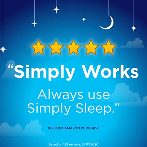 Simply Sleep Nighttime Sleep Aid Caplets with 25 mg Diphenhydramine HCl, Non-Habit Forming, 100 ct