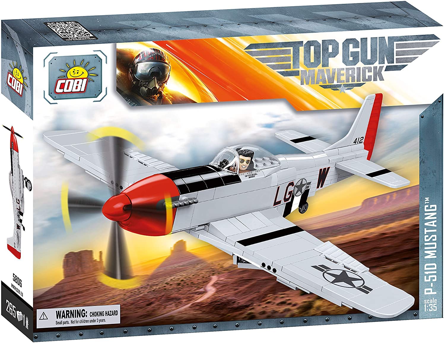 COBI TOP Gun: Maverick Mustang P-51D